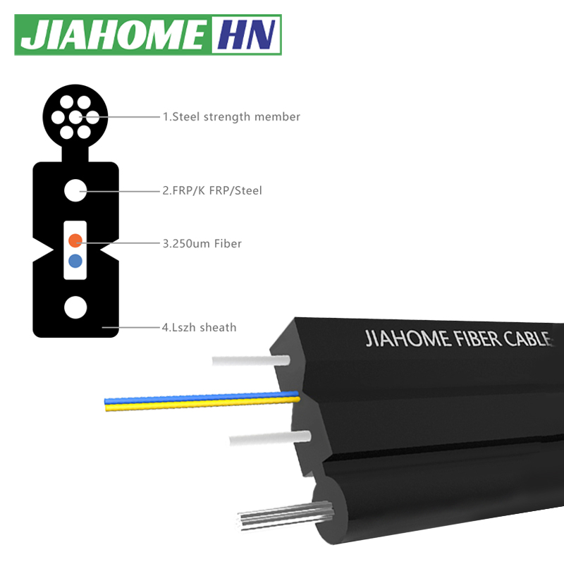 Flexible 7strands messenger wire drop cable - Jiahome