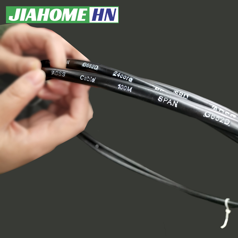 ADSS 48 Core 120m Span Single Mode Fiber Cable G652D - Hunan jiahome